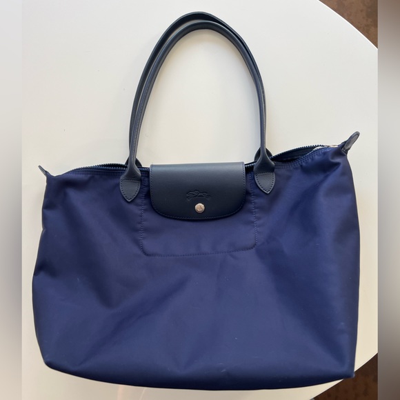 Longchamp | Bags | Le Pliage No Large Nylon Tote Bag Navy | Poshmark
